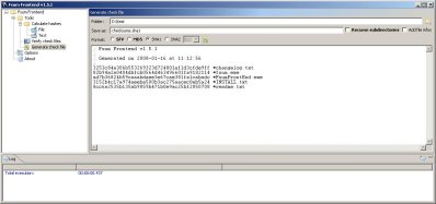 Fsum Frontend - GUI frontend for fsum